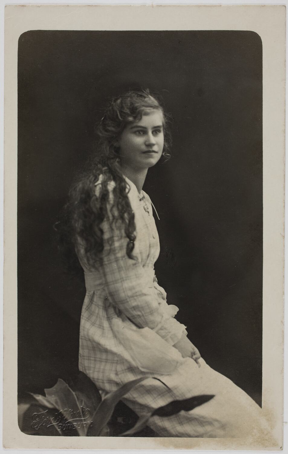 Photograph - Portrait of Beryl, circa 1915