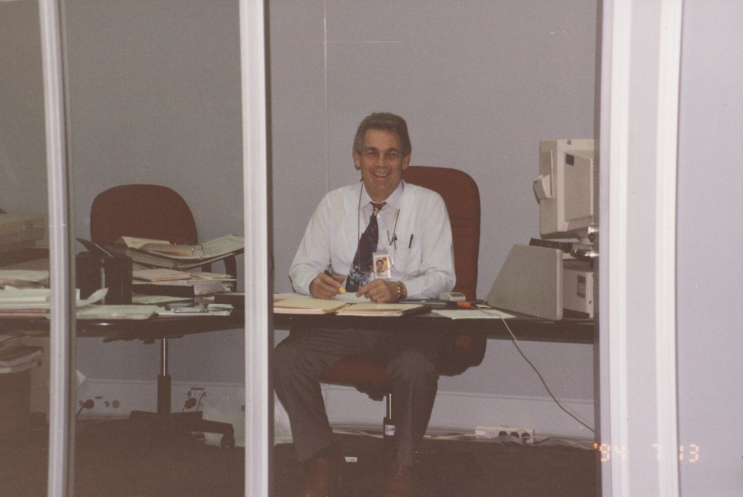 Photograph - Kodak Australasia Pty Ltd, Shane Allan in Office, Coburg ...