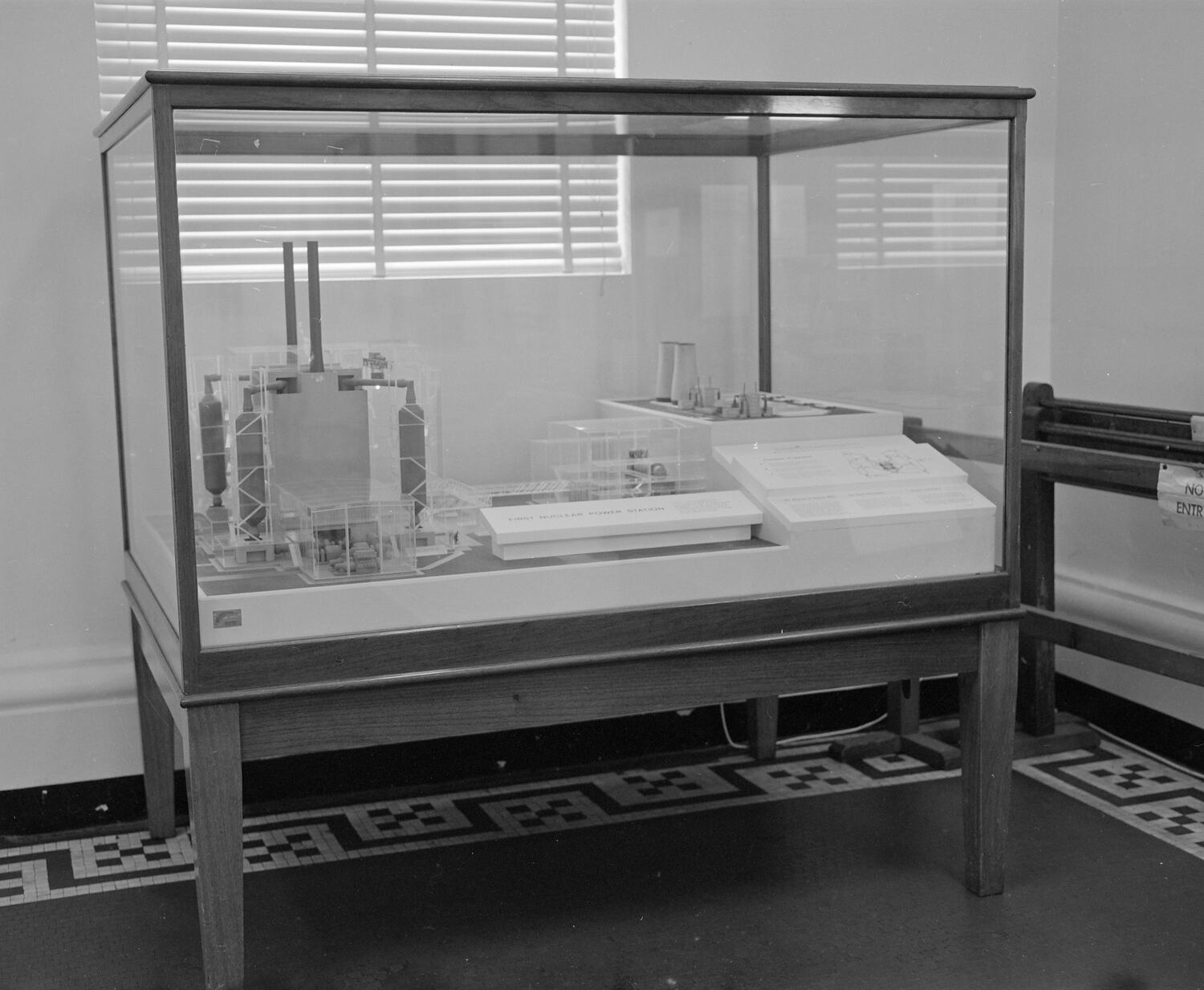 Copy Negative - Model of Calder Hall Nuclear Power Station, Science ...