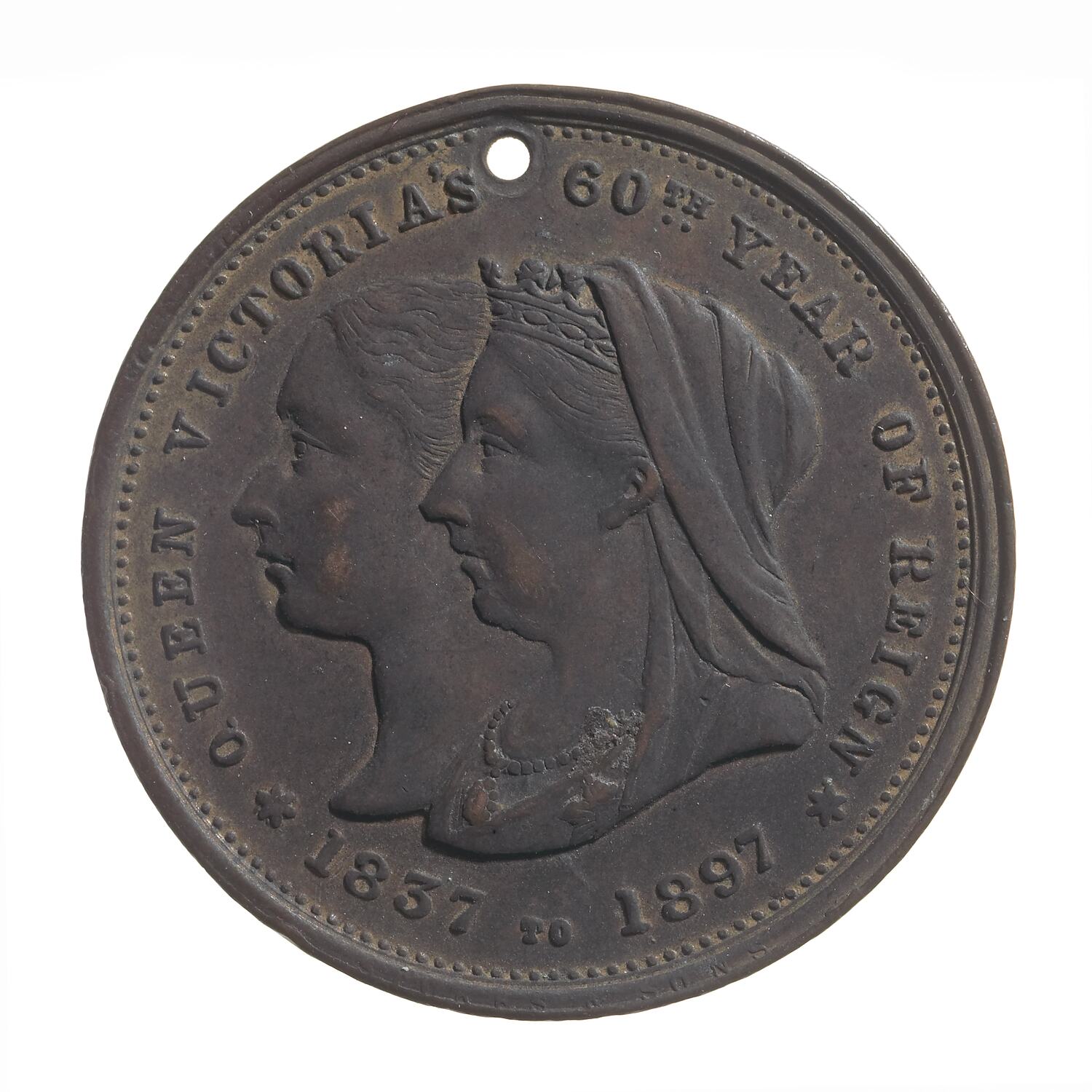 Medal - Diamond Jubilee of Queen Victoria, Shire of Kyneton, Victoria ...