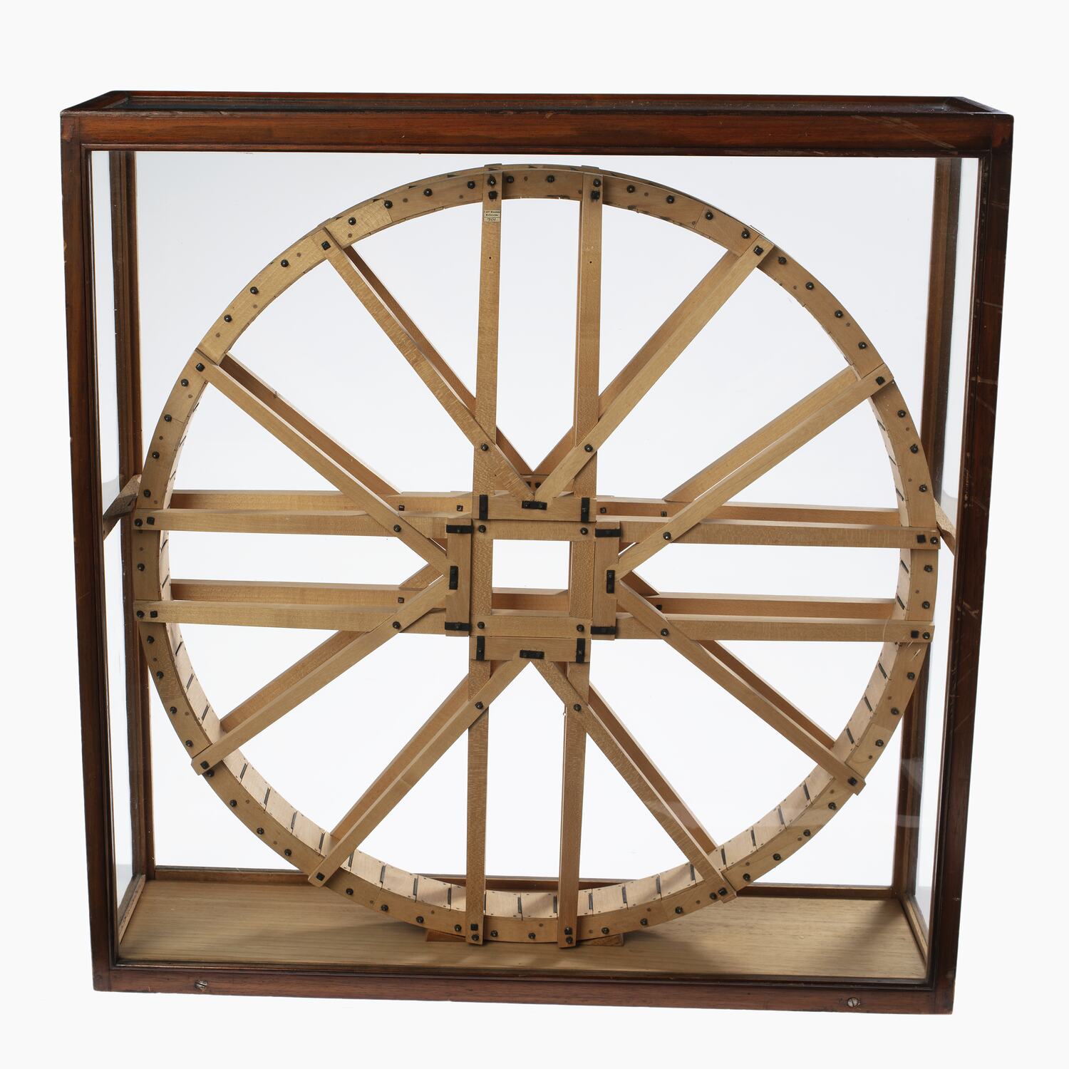 Water Wheel Model - Overshot, Freiberg, Germany, circa 1860