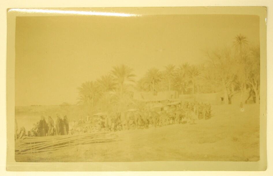 Postcard - Pontoon Bridge, Iraq, World War I, 1916-1919