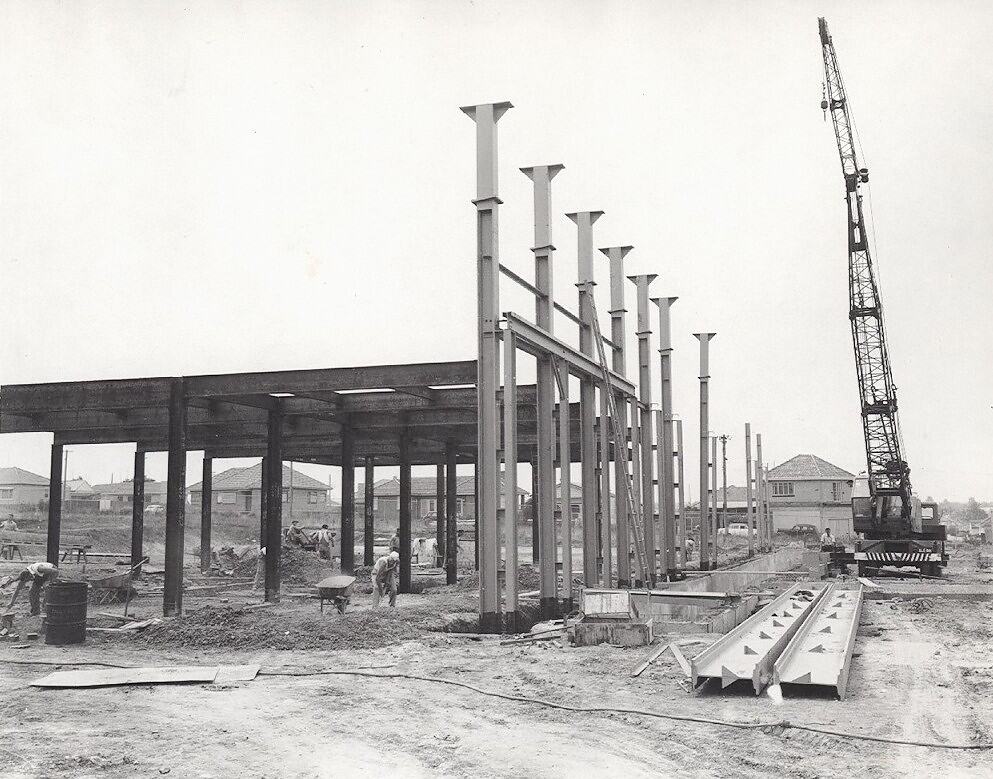 Photograph - Kodak Australasia Pty Ltd, Erecting Steelwork on Power ...