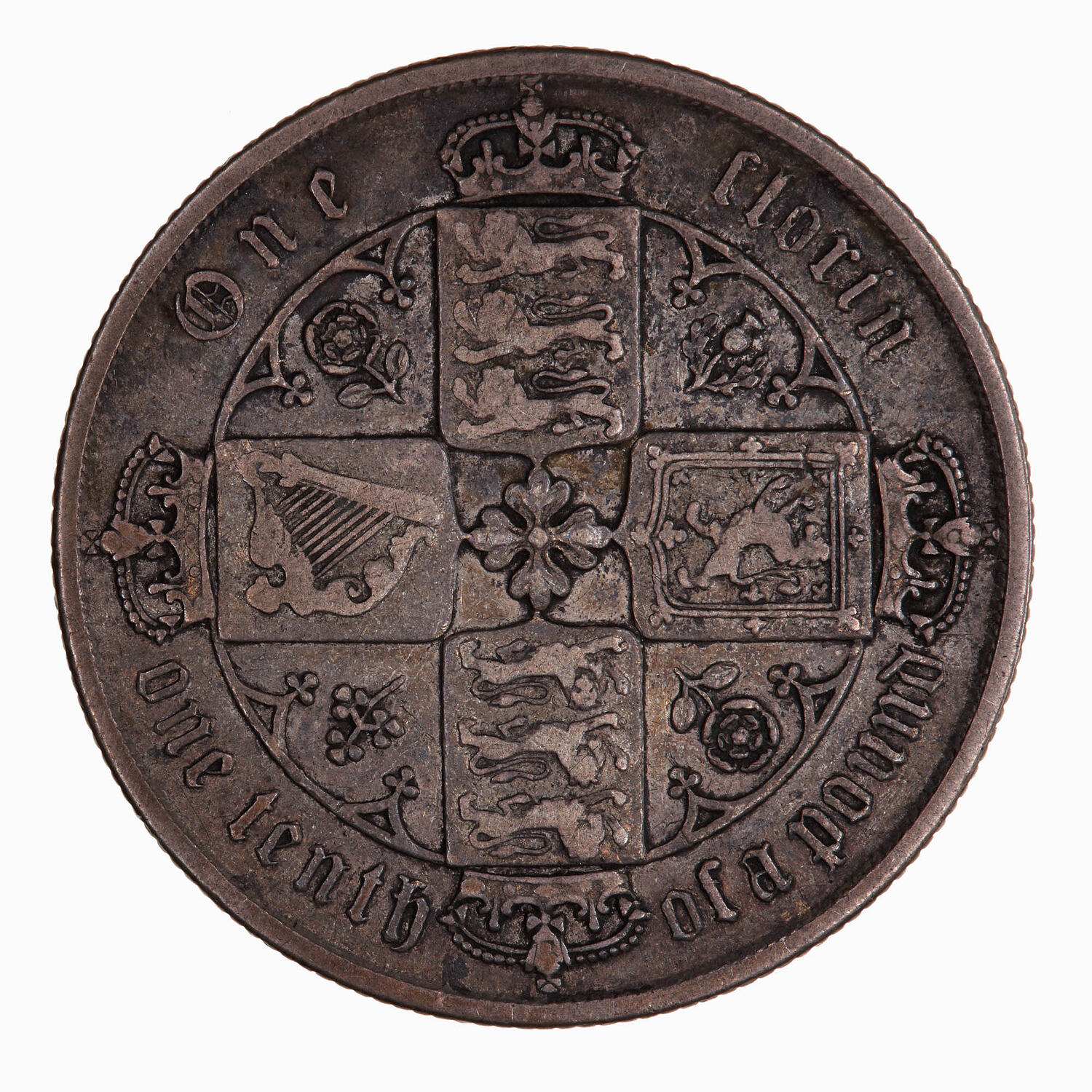 Coin - Florin, Queen Victoria, Great Britain, 1872