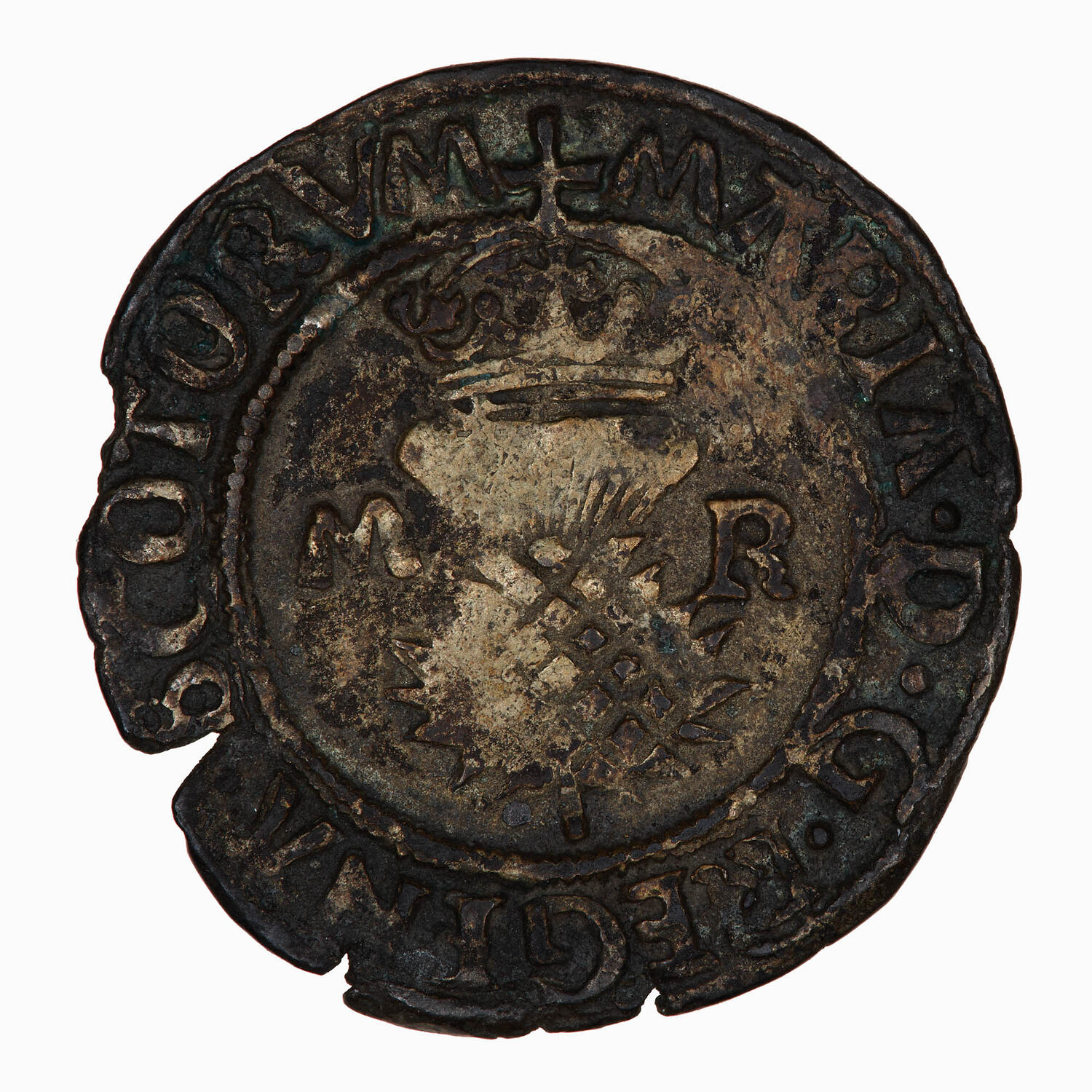 Coin - Bawbee, Mary, Scotland, 1542-1558