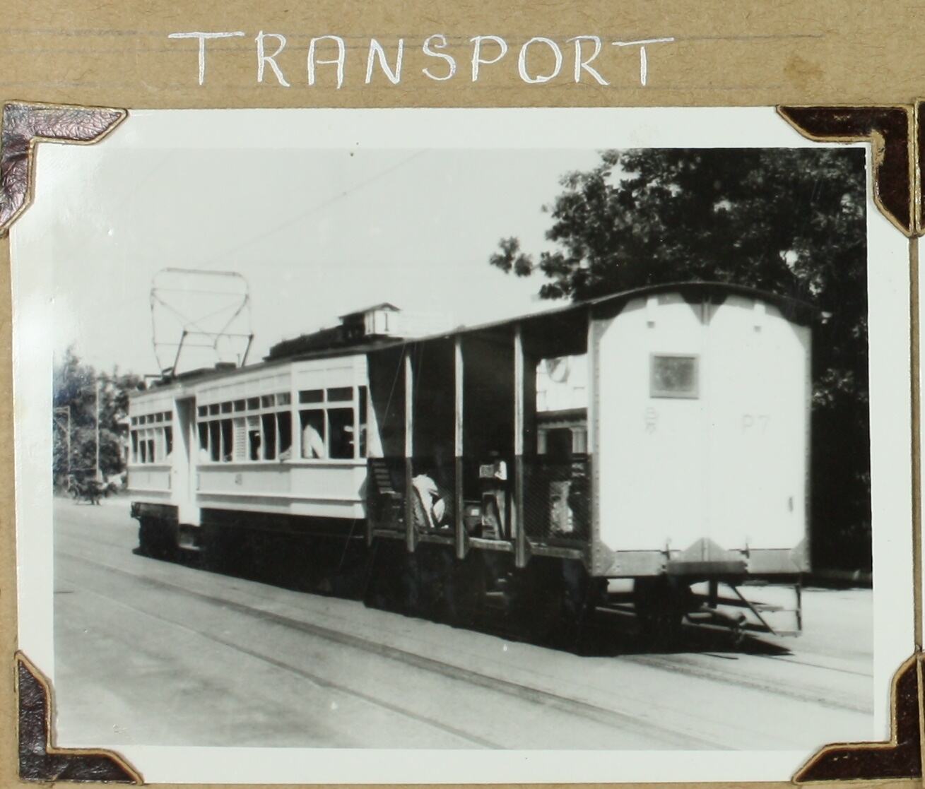 Photograph - Tramcar, Batavia, World War II, 1941-1942