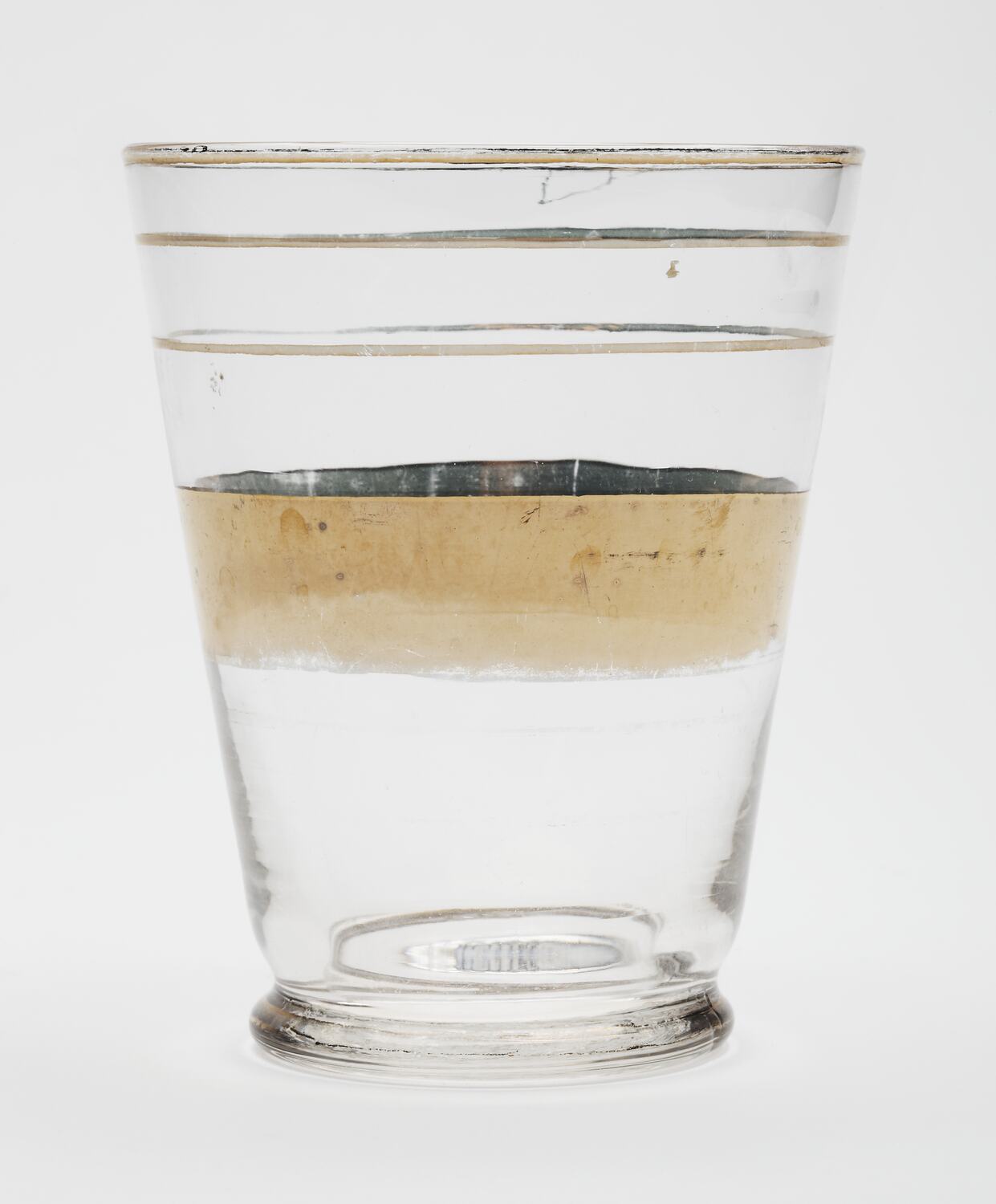 Water Glass - Gold, Italian, 1950s