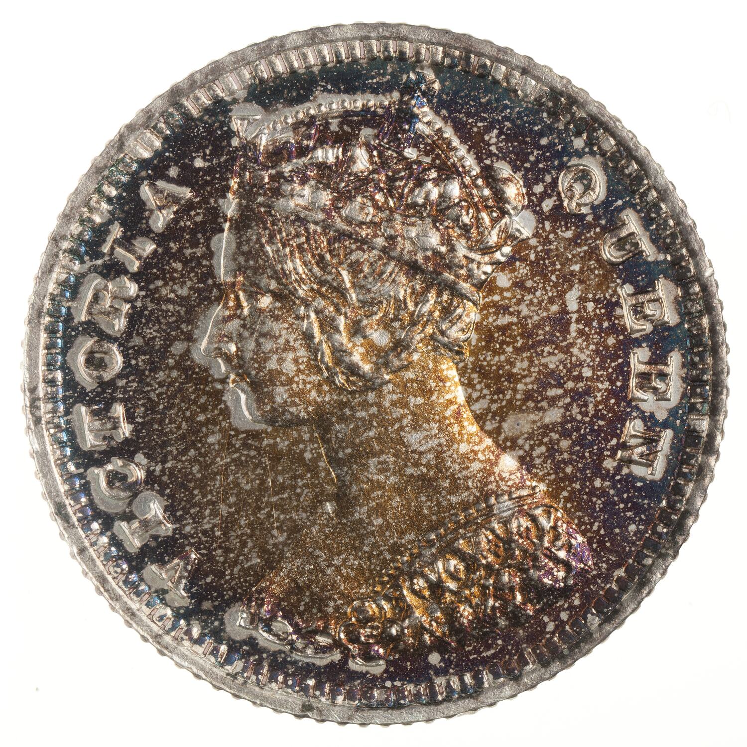 Proof Coin - 10 Cents, Hong Kong, 1887