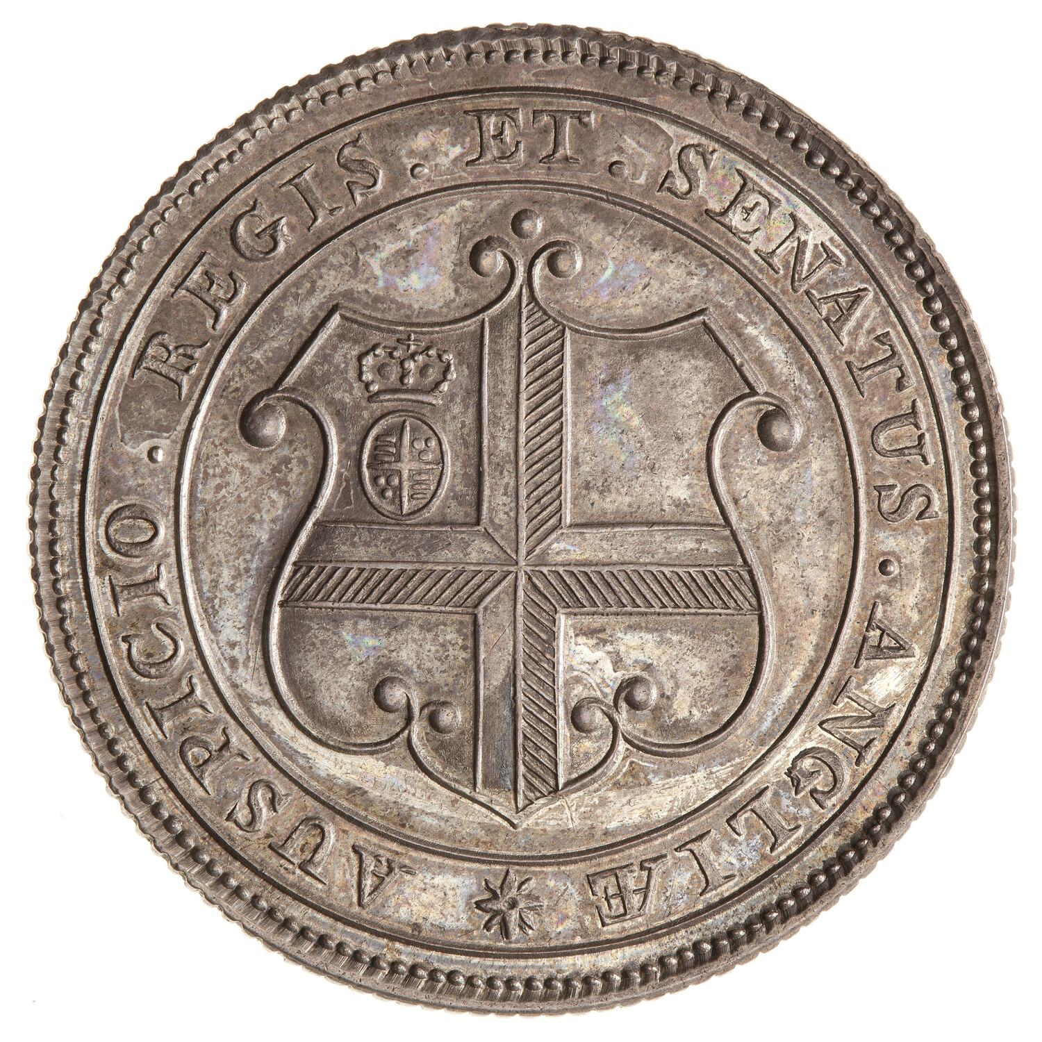 Pattern Coin - 1 Rupee, Bengal, India, 1818