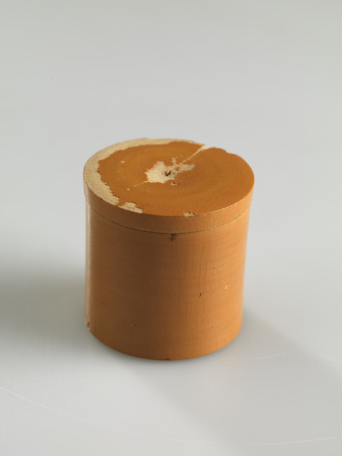 Toy Box - Wood, Yellow, Europe, circa 1880