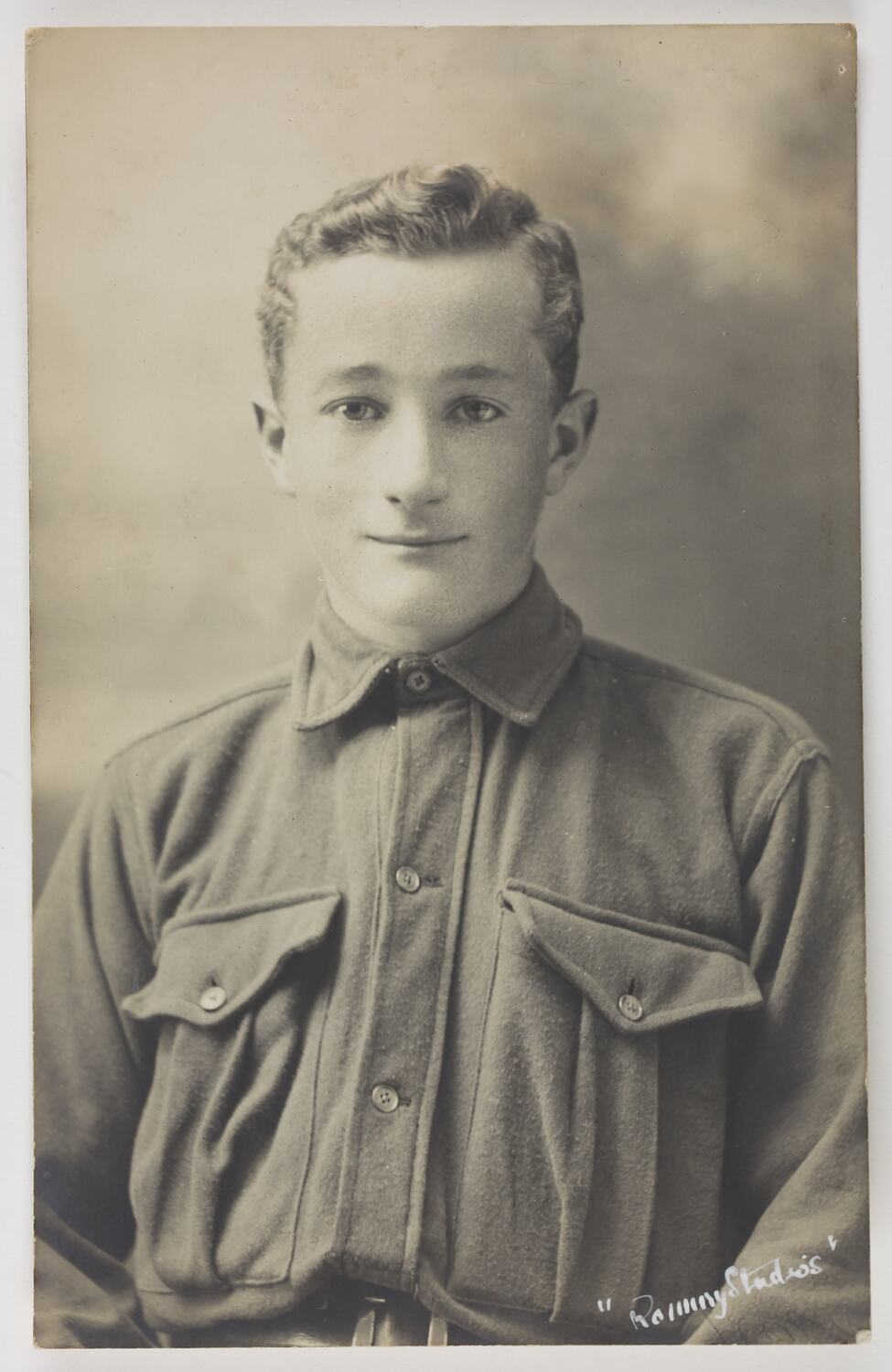 Photograph - HMAS Australia, Portrait of a Soldier, 1914-1918