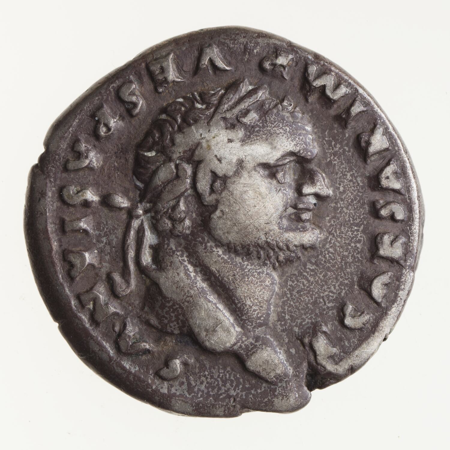 Coin - Denarius, Titus under Emperor Vespasian, Ancient Roman Empire, 74 AD