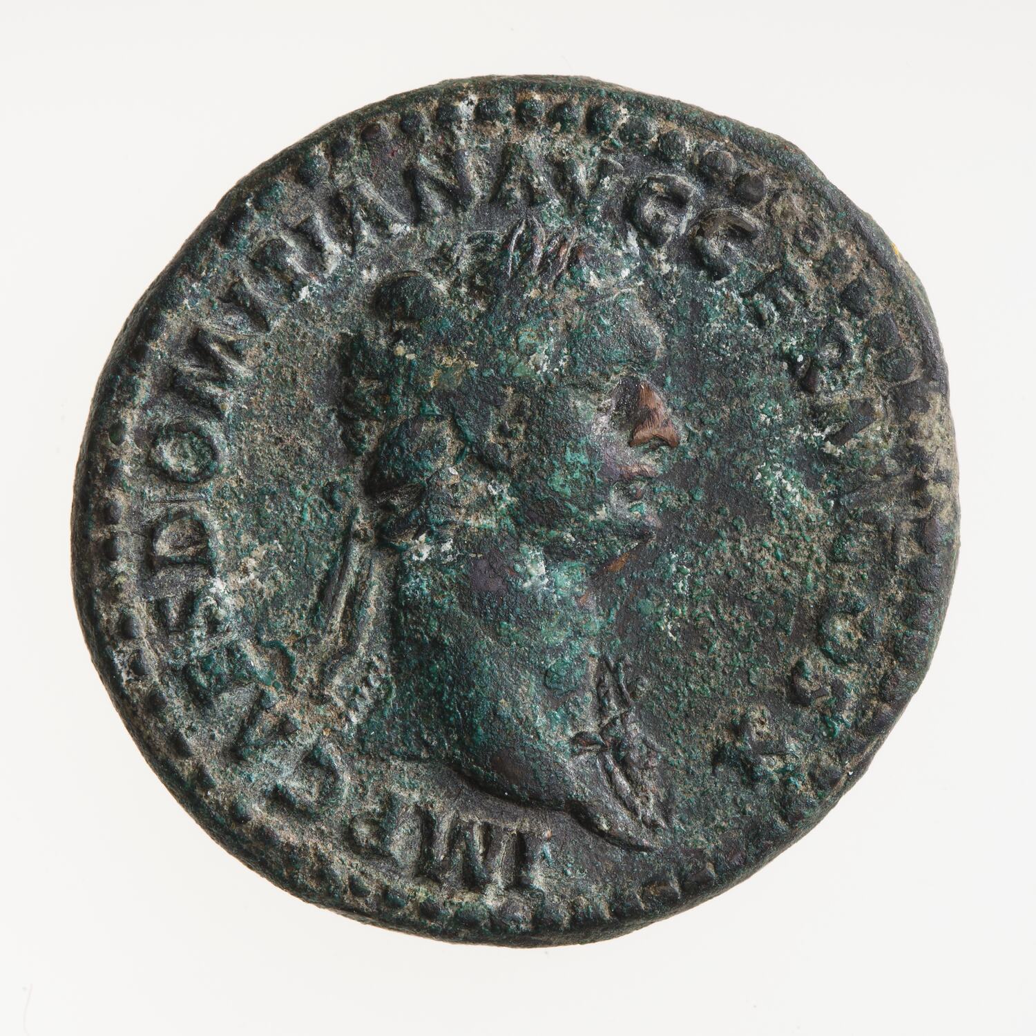 Coin - As, Emperor Domitian, Ancient Roman Empire, 84 AD