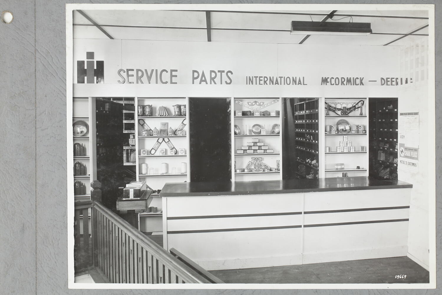 Photograph - International Harvester, Service Parts Counter, Brisbane ...