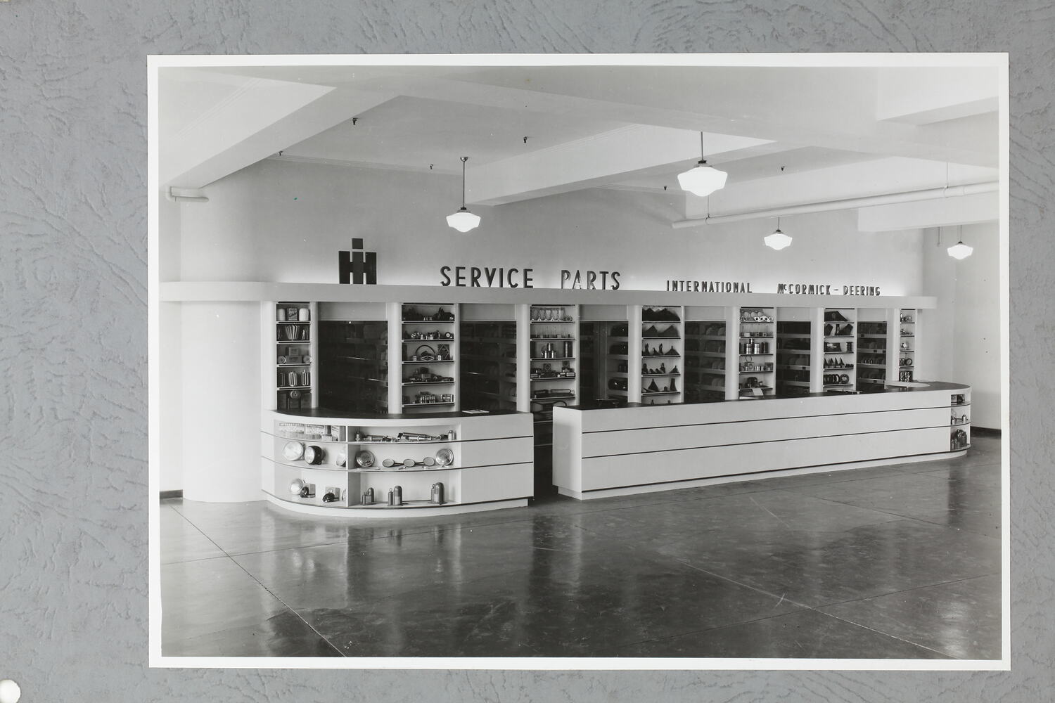 Photograph - International Harvester, Service Parts Counter, Harvester ...