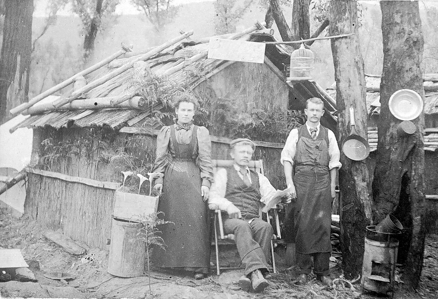 Negative - Mafeking, Victoria, circa 1895