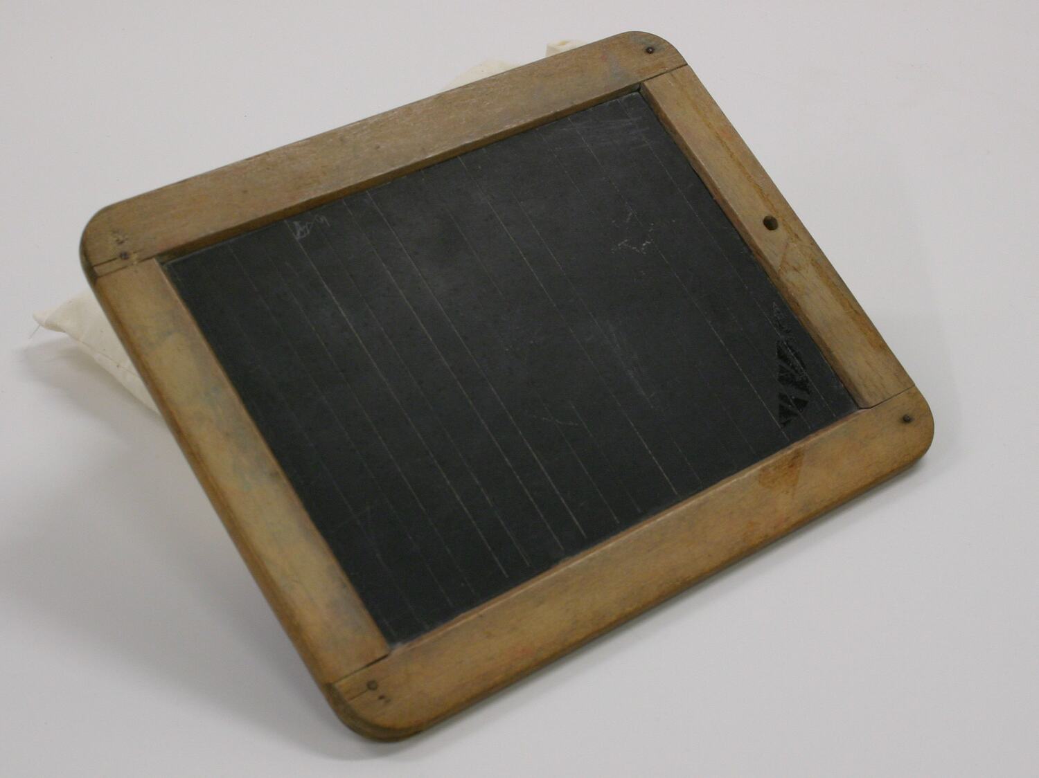 Slate Board Writing Set - Wooden Frame & Slate Pencil, circa 1934