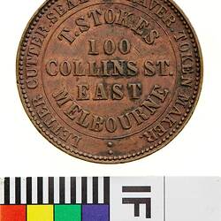 Token - 1 Penny, Thomas Stokes, Diesinker, Token Maker & Medallist ...