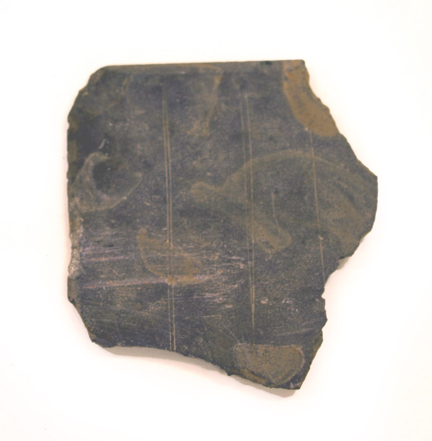 Writing Slate - Stone, circa 1880 (Fragment)
