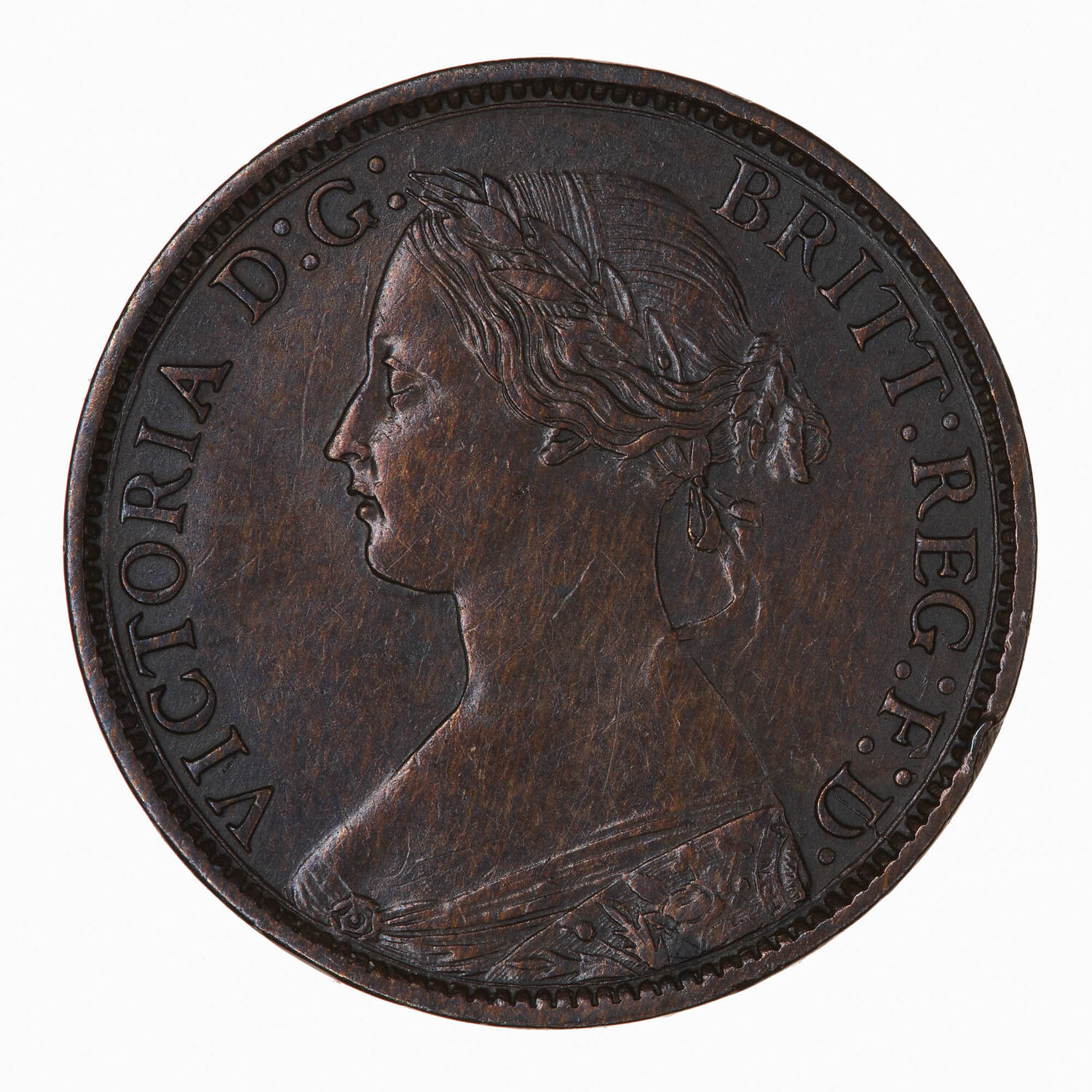 Coin - Farthing, Queen Victoria, Great Britain, 1860
