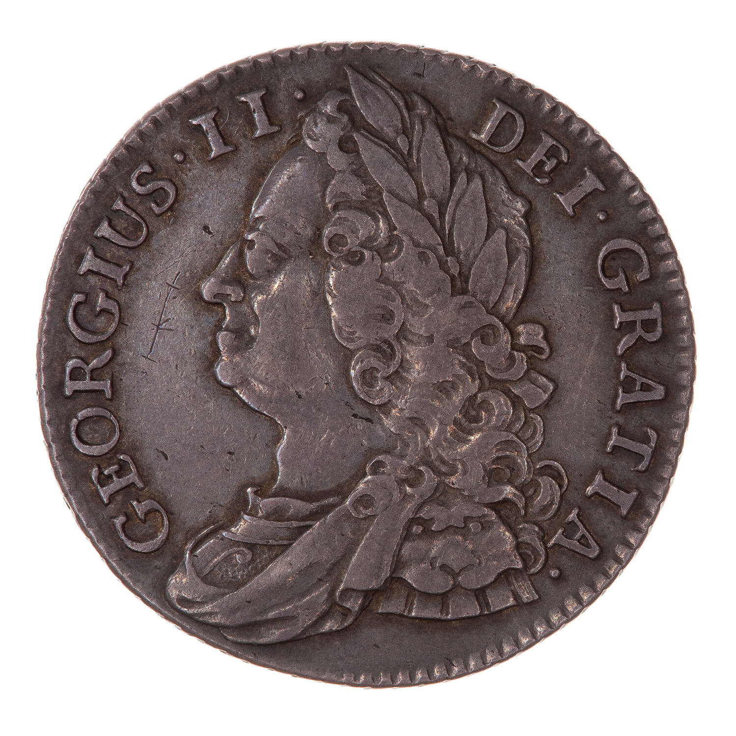 Coin - Shilling, George II, Great Britain, 1743