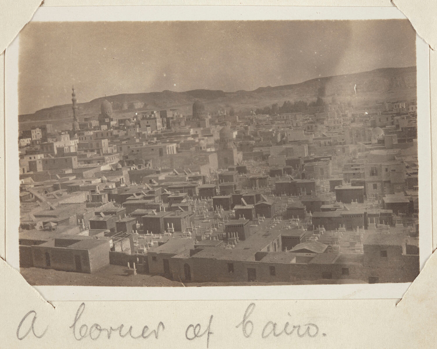 Photograph - 'A Corner of Cairo', Private John Lord, World War I, 1915