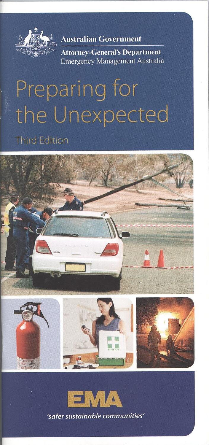 Booklet - 'Preparing for the Unexpected', Emergency Management ...