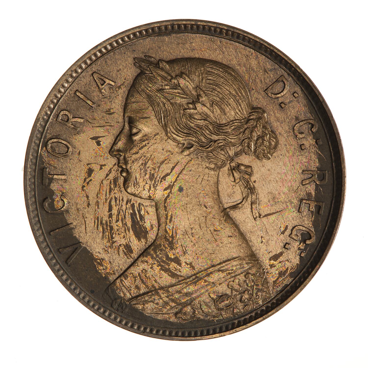 Specimen Coin 1 Cent Newfoundland 1880 Specimen Coin 1 Cent Newfoundland 1880