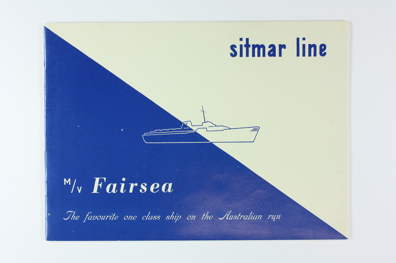 Booklet - Sitmar Line, MV Fairsea, 'The favourite one class ship on the ...