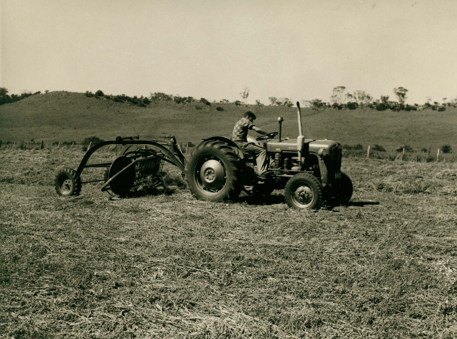 Photograph - Massey Ferguson, Hay rake, circa 1970