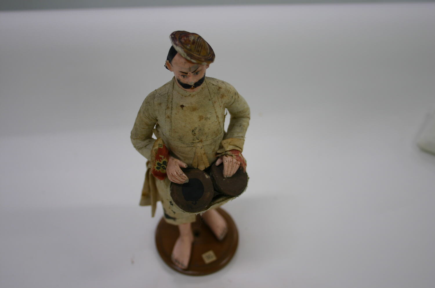 Indian Figure - Native Musician, Pune, Clay, circa 1880