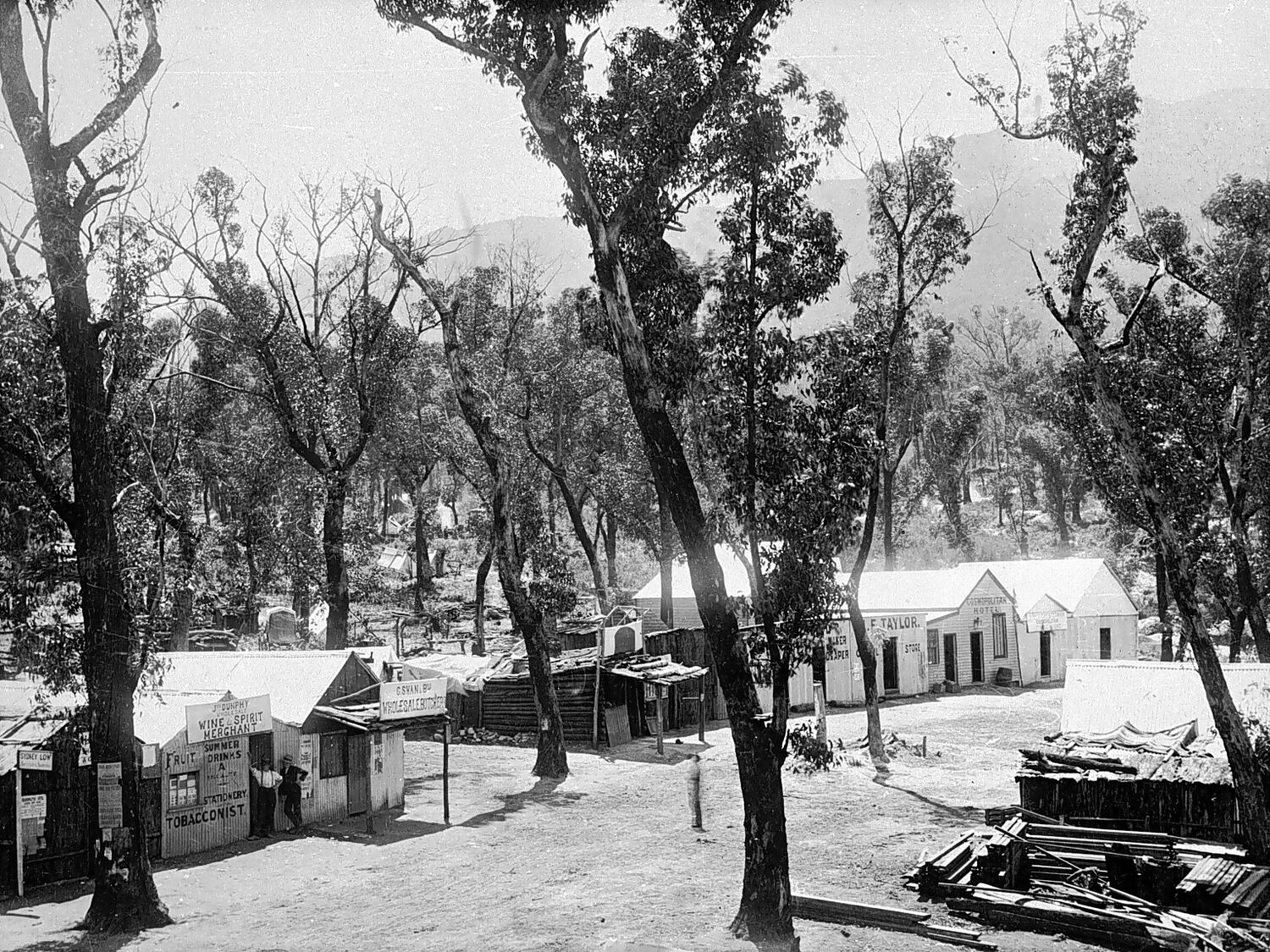 Negative - Mafeking, Victoria, circa 1895