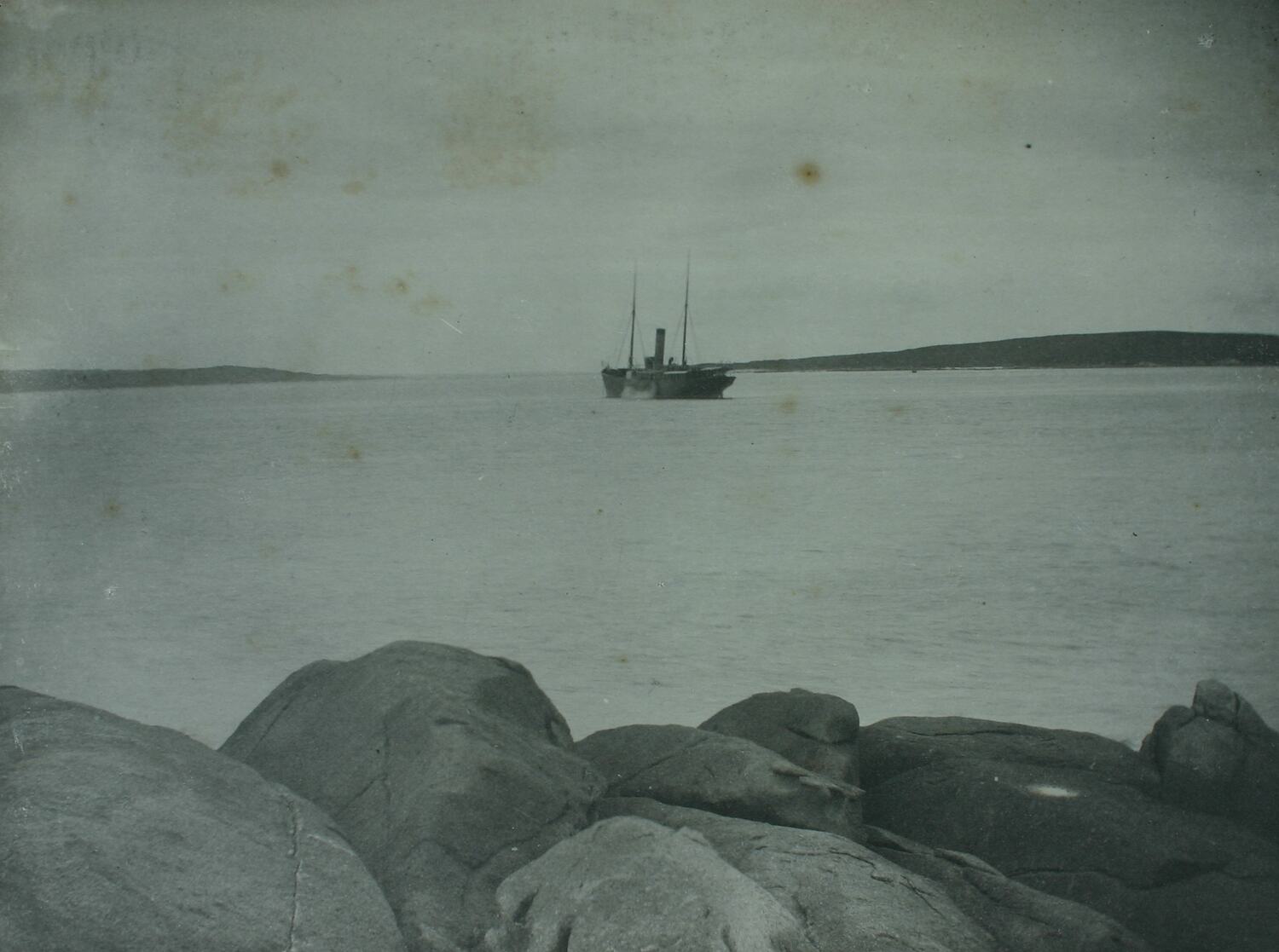 Photograph - Steamer Lady Loch, New Year Islands, King Island, 1887