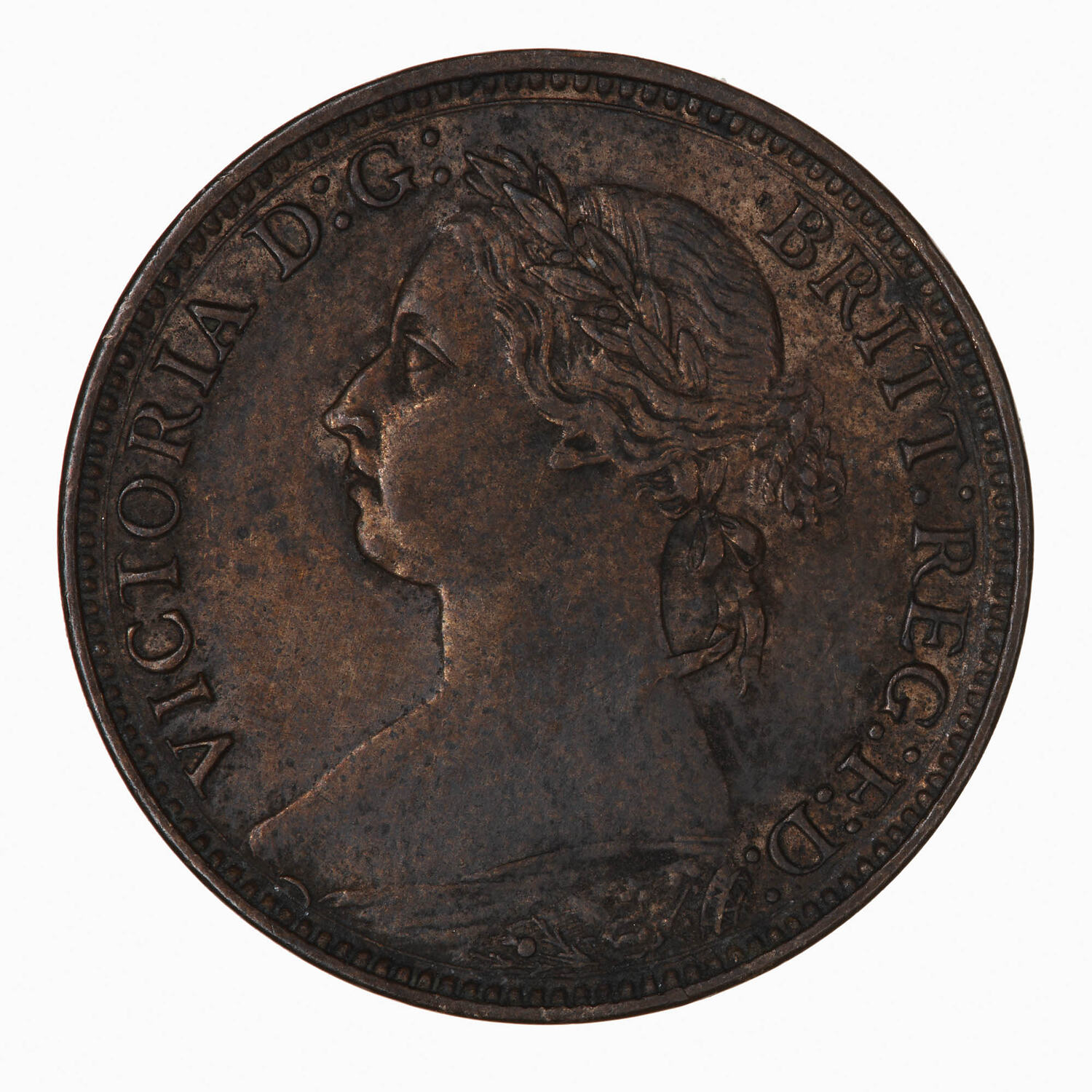 Coin - Farthing, Queen Victoria, Great Britain, 1882