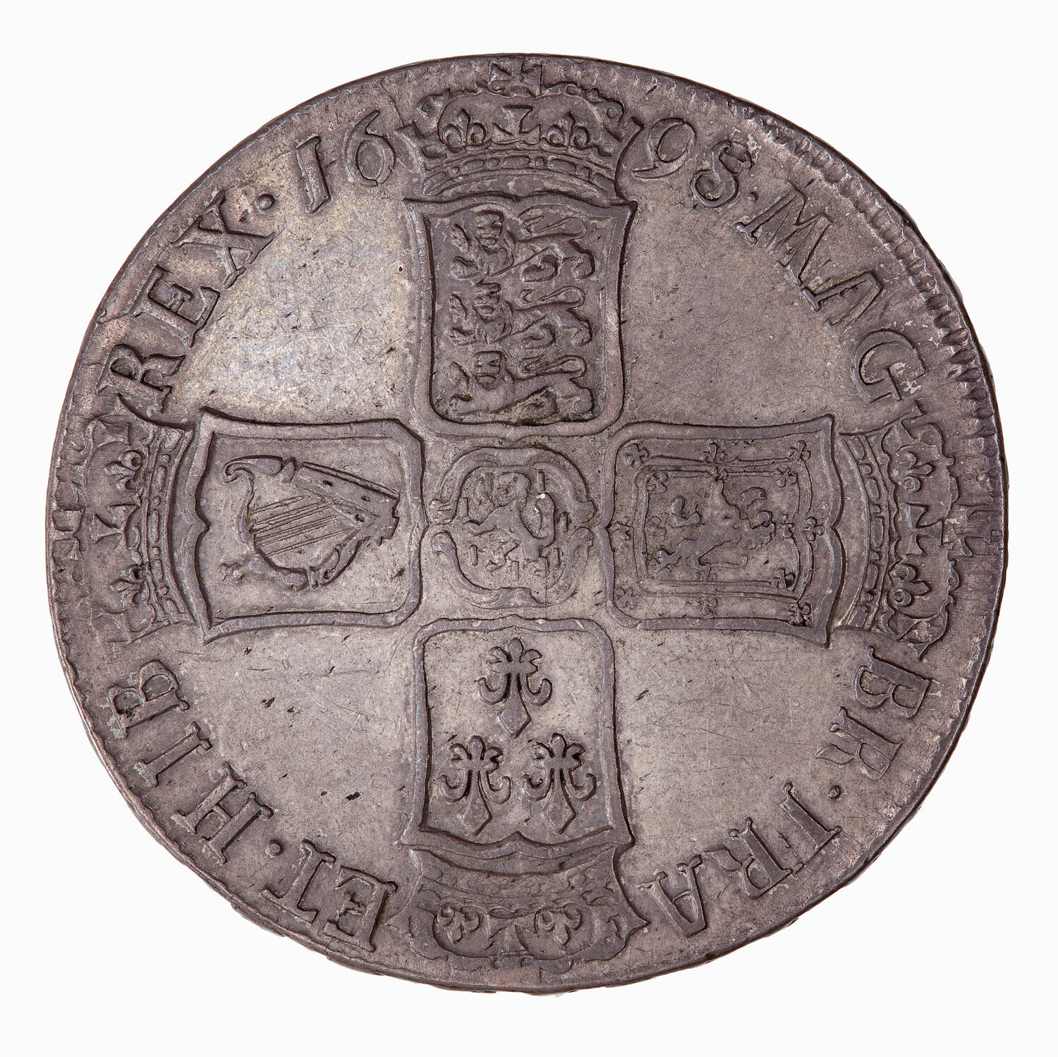 Coin - Half Crown, William III, Great Britain, 1698