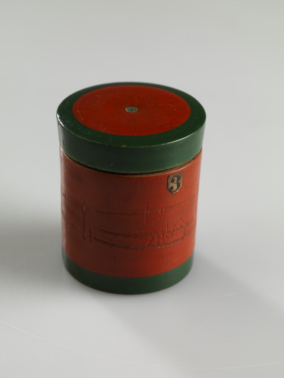 Toy Box - Wood, Red & Green, Europe, circa 1880