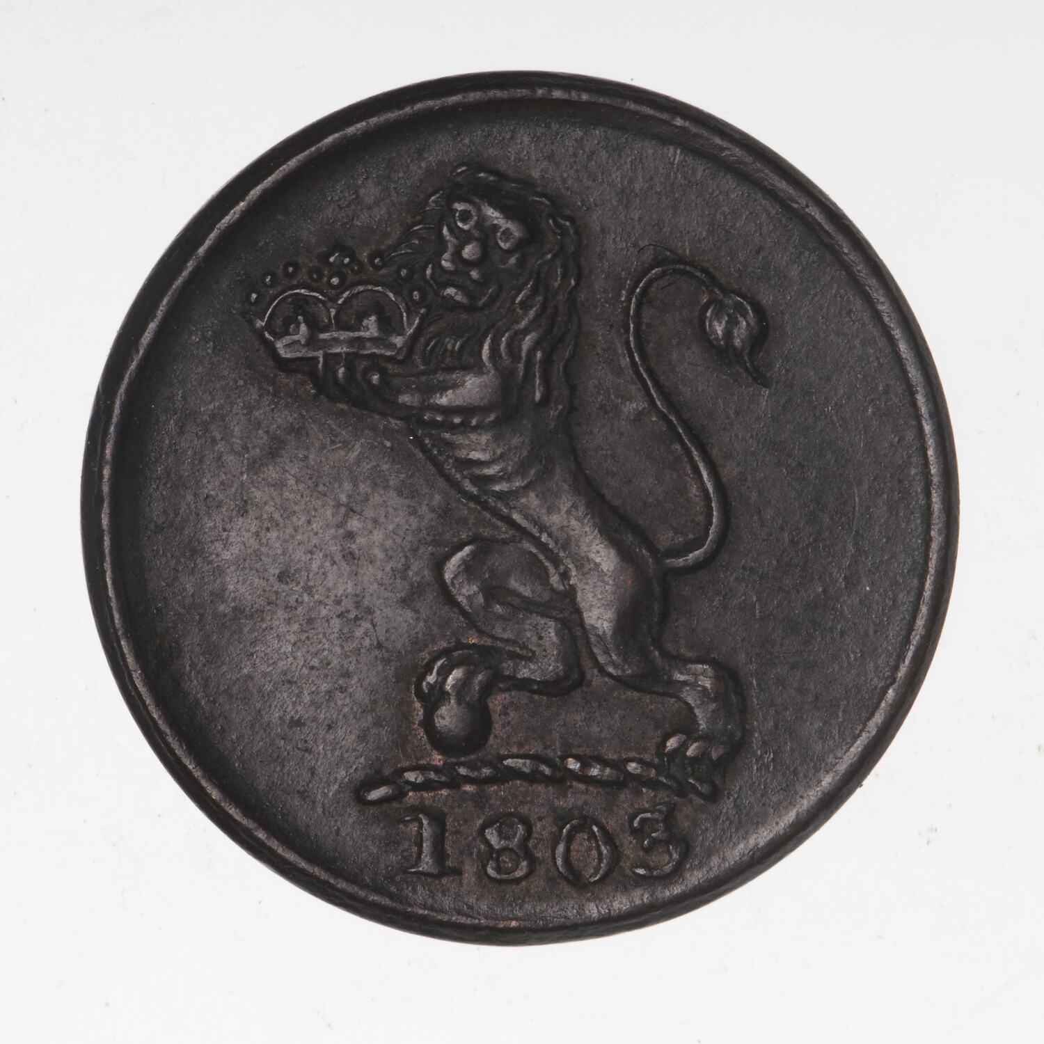 Coin - 1 Cash, Madras Presidency, India, 1803