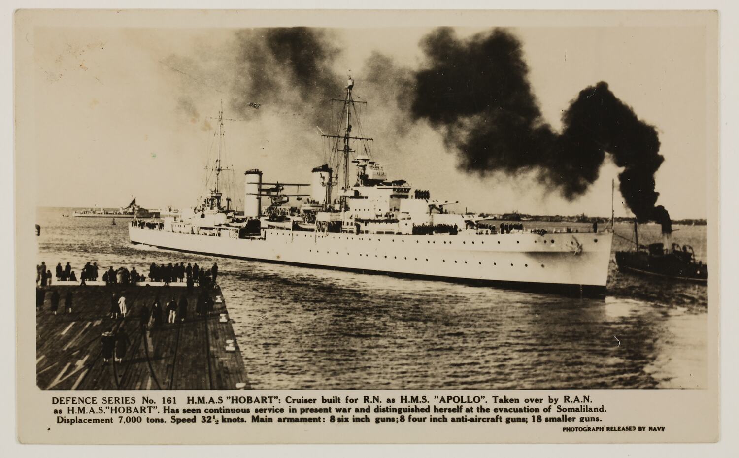 Photograph - HMAS Hobart, Able Seaman David Ralph Goodwin, World War II ...