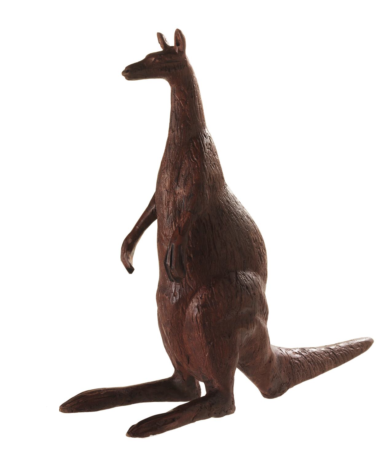 Kangaroo - Carved Wood, Shepparton, 2013