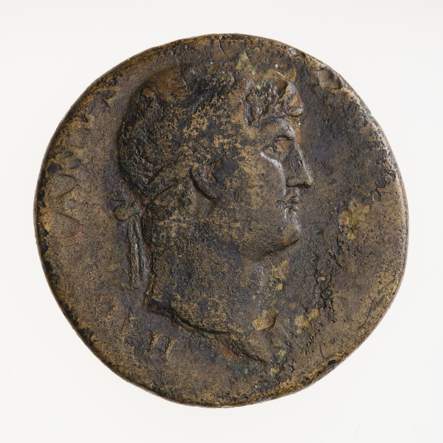 Coin - Sestertius, Emperor Hadrian, Ancient Roman Empire, 125-128 AD