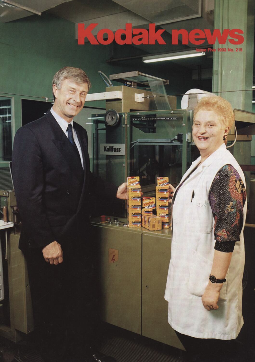 Newsletter - 'Kodak News', No 215, Issue Five, Sep-Oct 1992