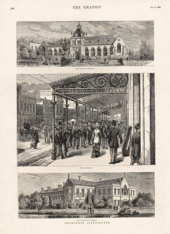 Newspaper Illustration - National Museum, The Exchange & The University ...