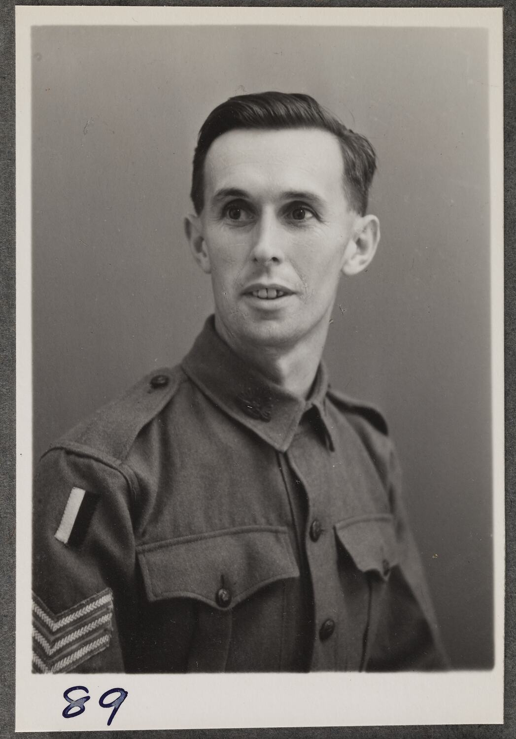 Photograph - Sergeant Linsell, Abbotsford, Victoria, World War II, 1939 ...