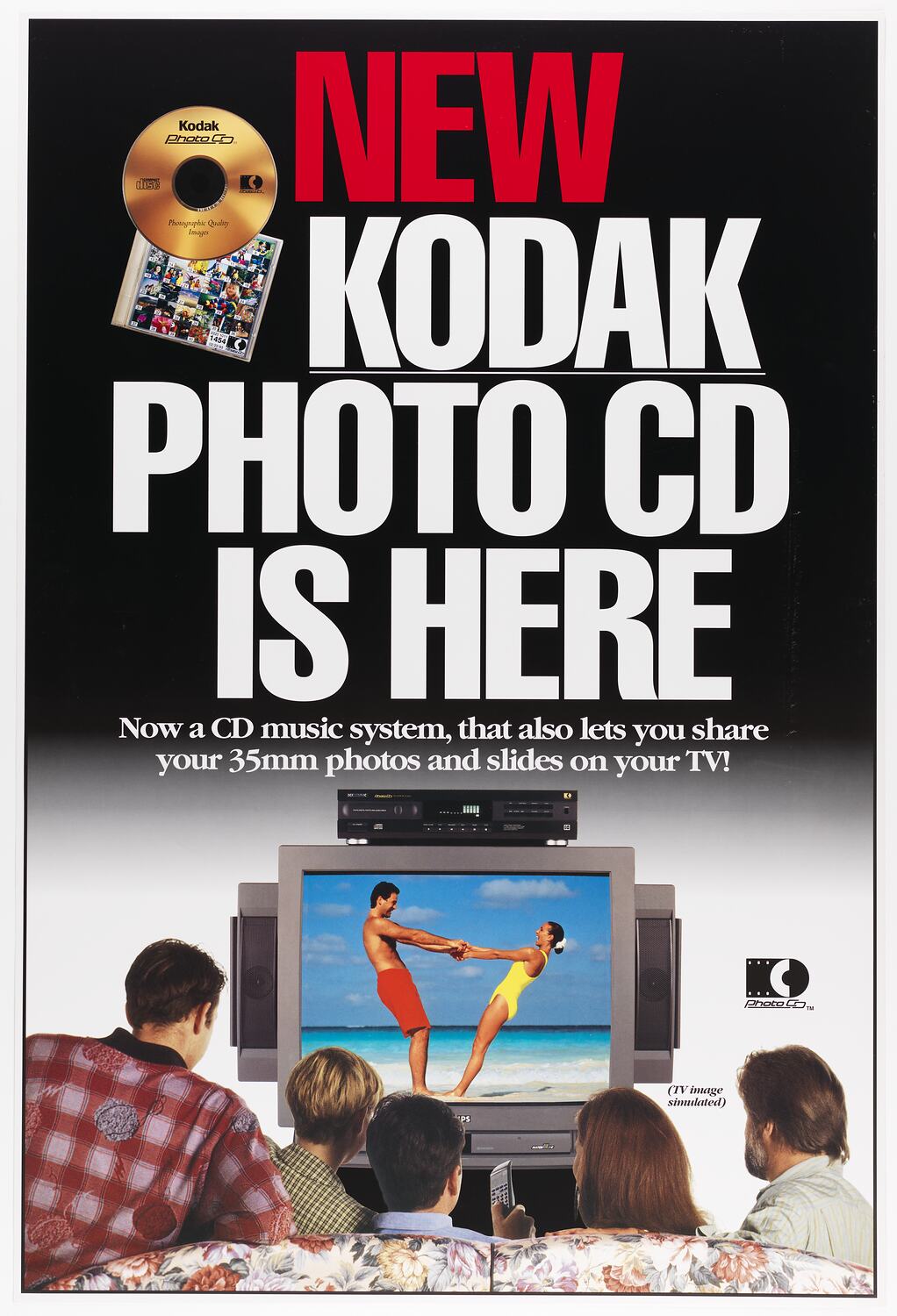 Poster - Kodak Australasia Pty Ltd, 'New Kodak Photo CD Is Here', circa ...