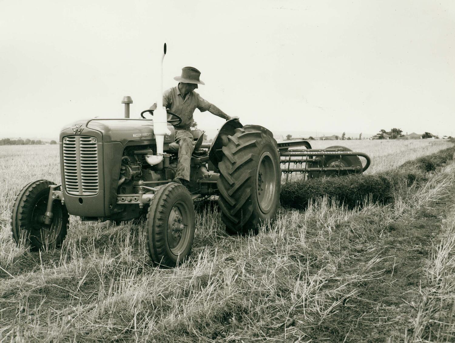 Photograph - Massey Ferguson, Hay rake, circa 1965