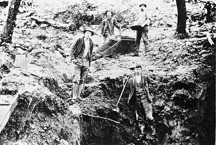 Negative - Mafeking, Grampians, Victoria, by Bill Boyd, circa 1895