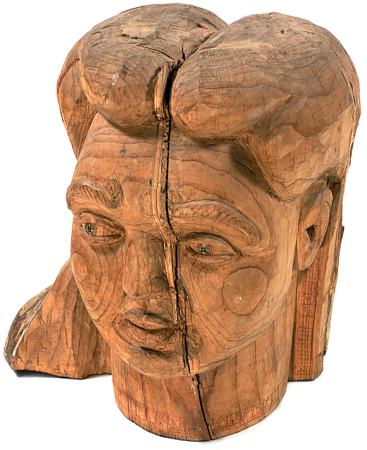 Sculpture - Wooden Female Bust, circa 1977