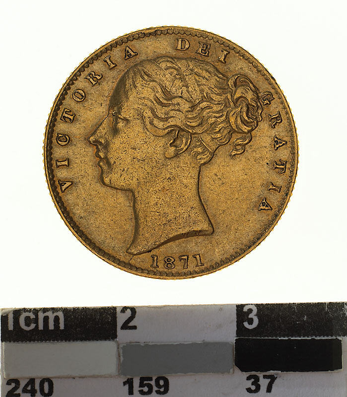 Coin - Sovereign, New South Wales, Australia, 1871