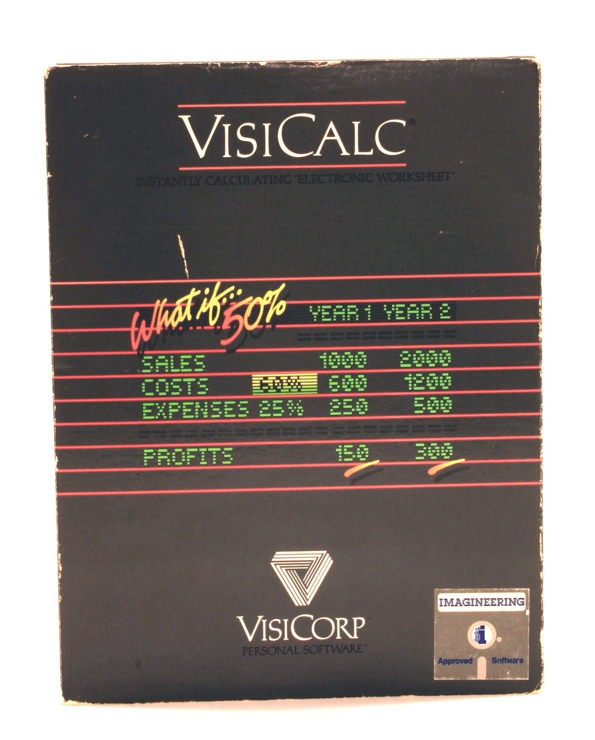 Apple II Software - Visicalc, Spreadsheet, 5¼" Floppy Disk, 1981