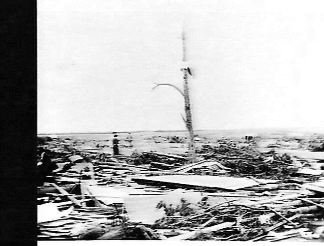Negative - Cyclone Damage, Manangatang, Victoria, Nov 1934